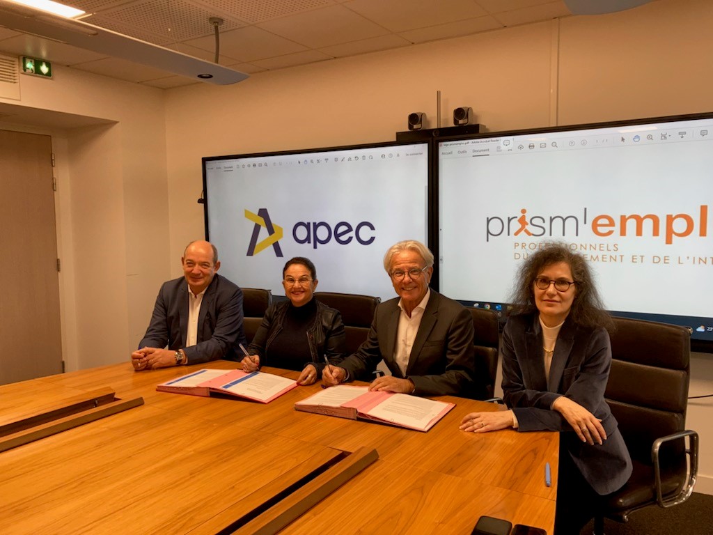 Prism’emploi et l’Apec renouvellent leur engagement en faveur de l ...